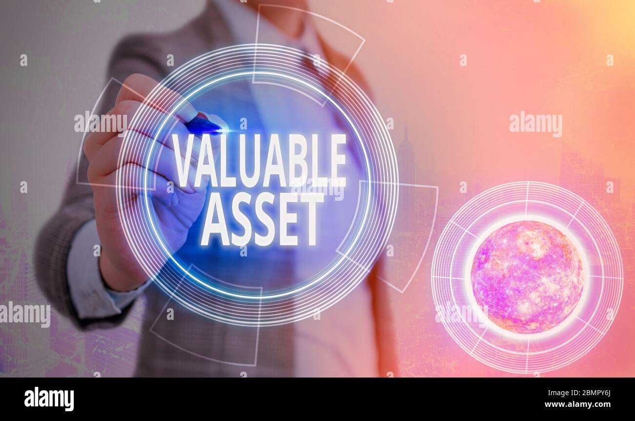 Conceptual hand writing showing Valuable Asset. Concept meaning Your ...