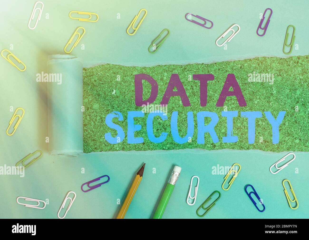 Handwriting text Data Security. Conceptual photo Confidentiality Disk ...