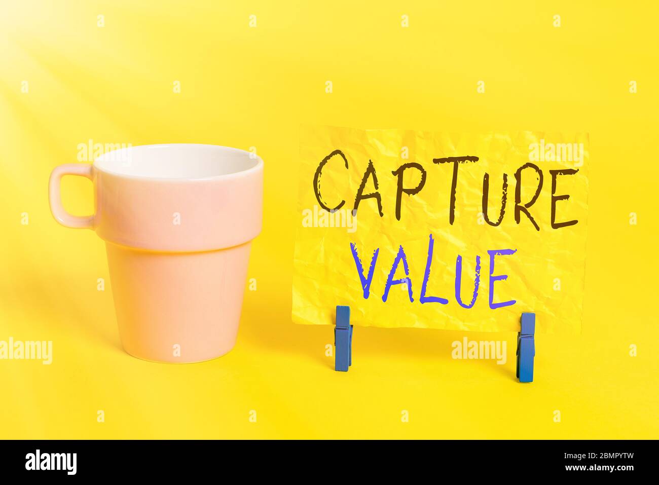 Conceptual hand writing showing Capture Value. Concept meaning Customer ...