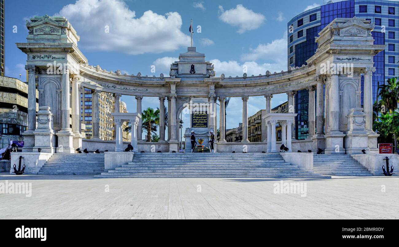 The Alexandria Naval Unknown Soldier Memorial Stock Photo - Alamy