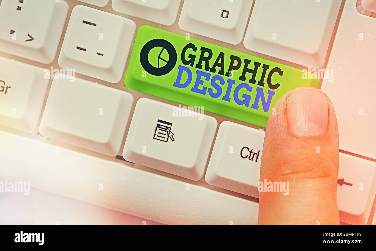 Handwriting text writing Graphic Design. Conceptual photo art or skill of combining text and ...