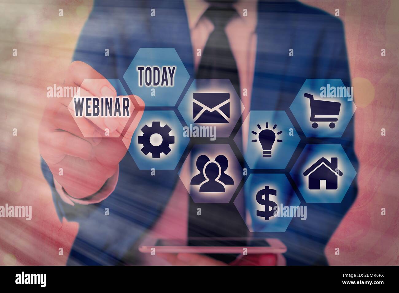 Conceptual hand writing showing Webinar Today. Concept meaning live ...