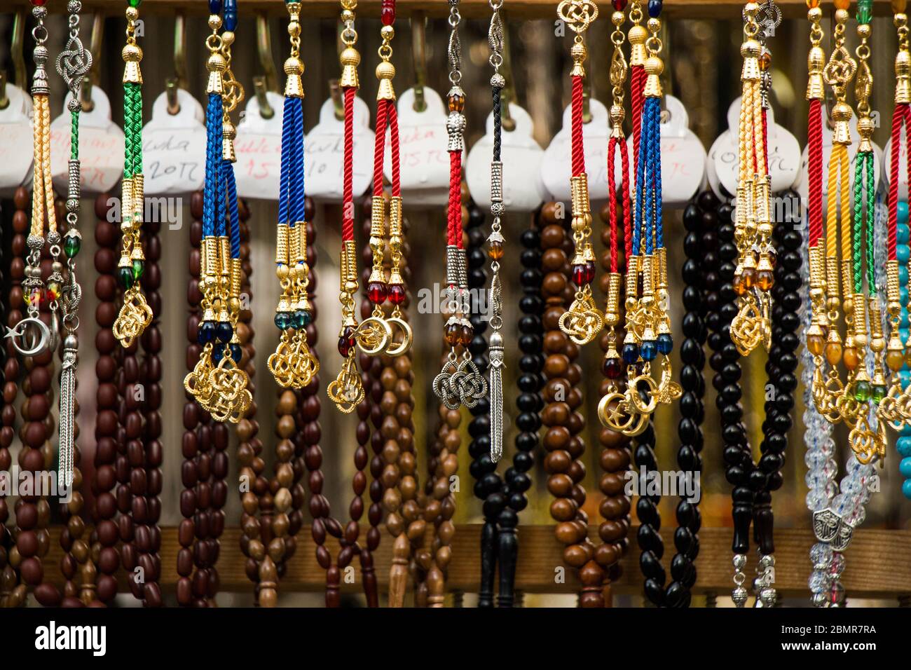 Set of praying beads of various colors Stock Photo - Alamy