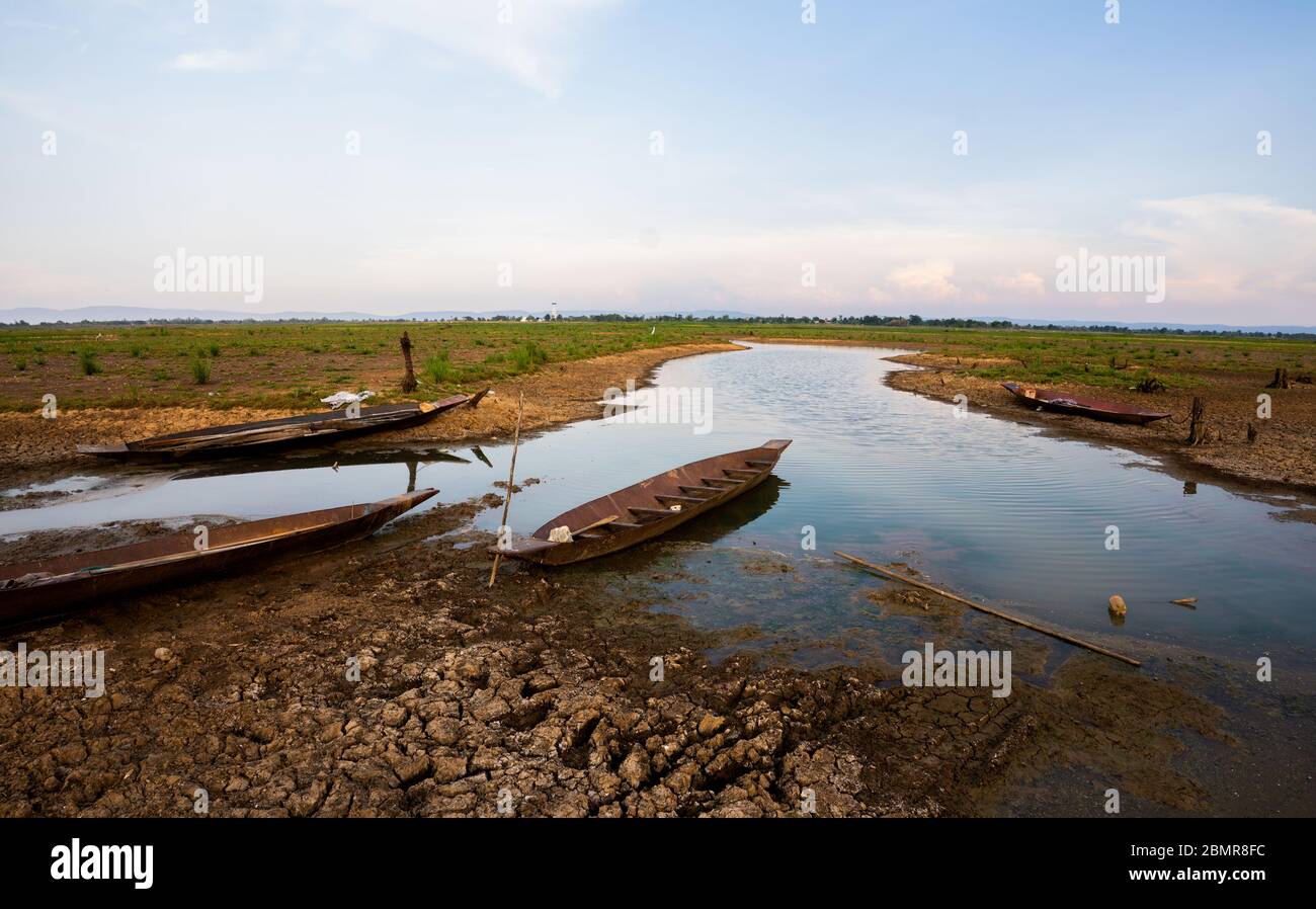 arid landscape, global warming effect Stock Photo - Alamy