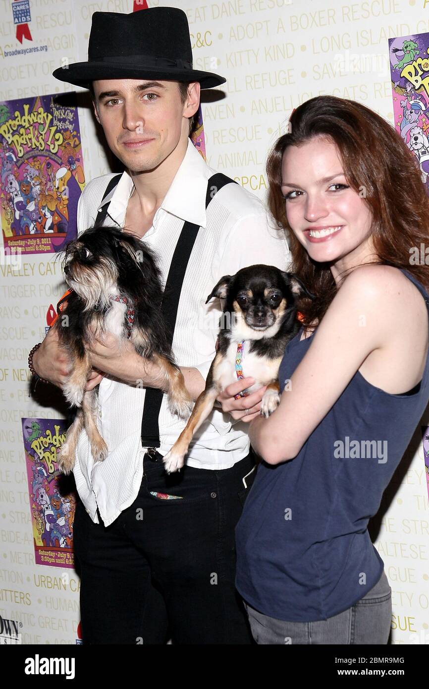 New York, NY, USA. 9 July, 2011. Reeve Carney, Jennifer Damiano at the ...
