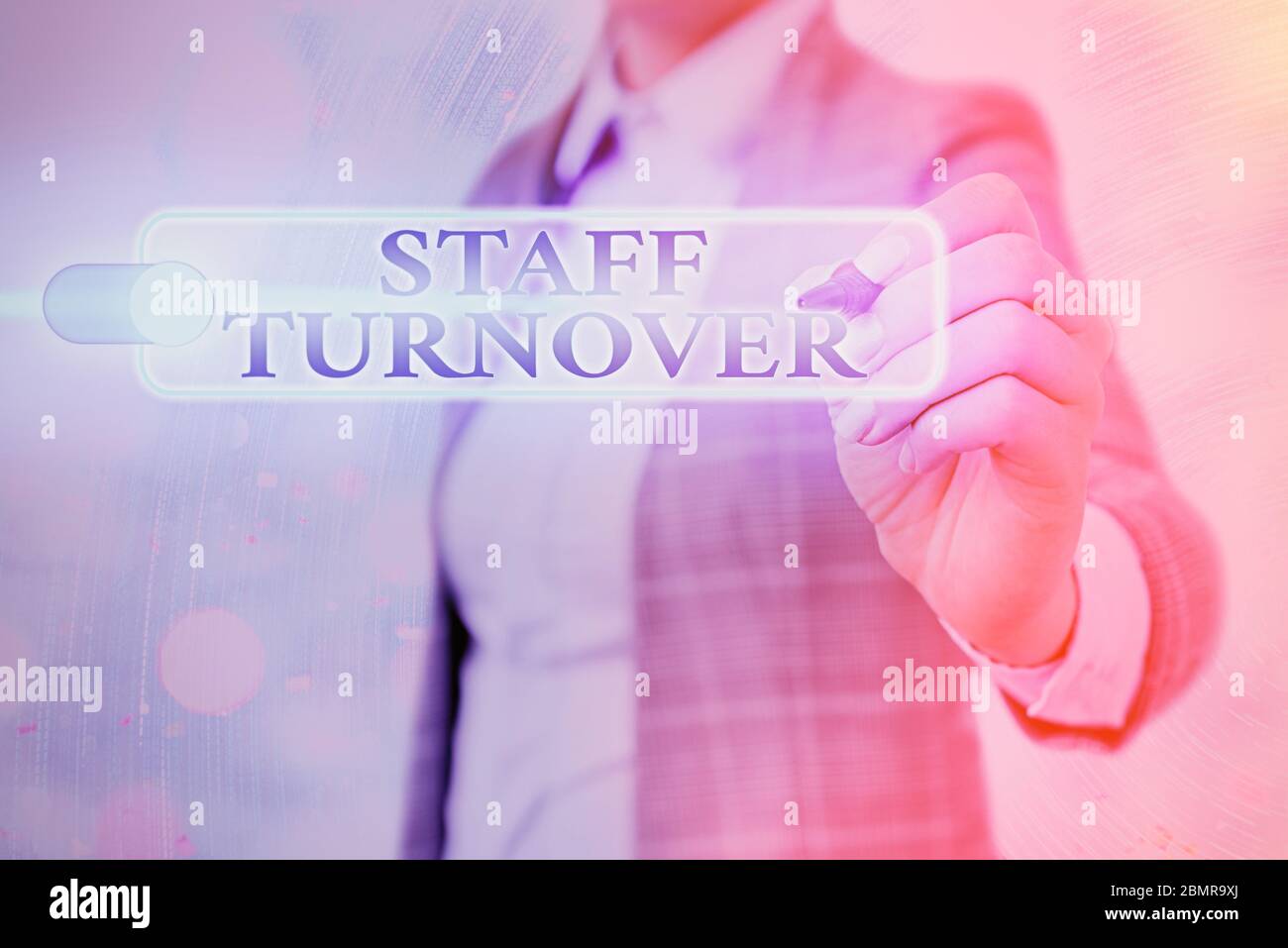 Writing note showing Staff Turnover. Business concept for The ...