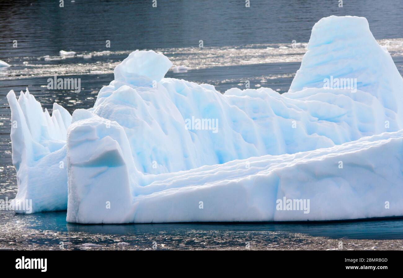 Icebergs floating and melting in the Antarctic sea Stock Photo - Alamy