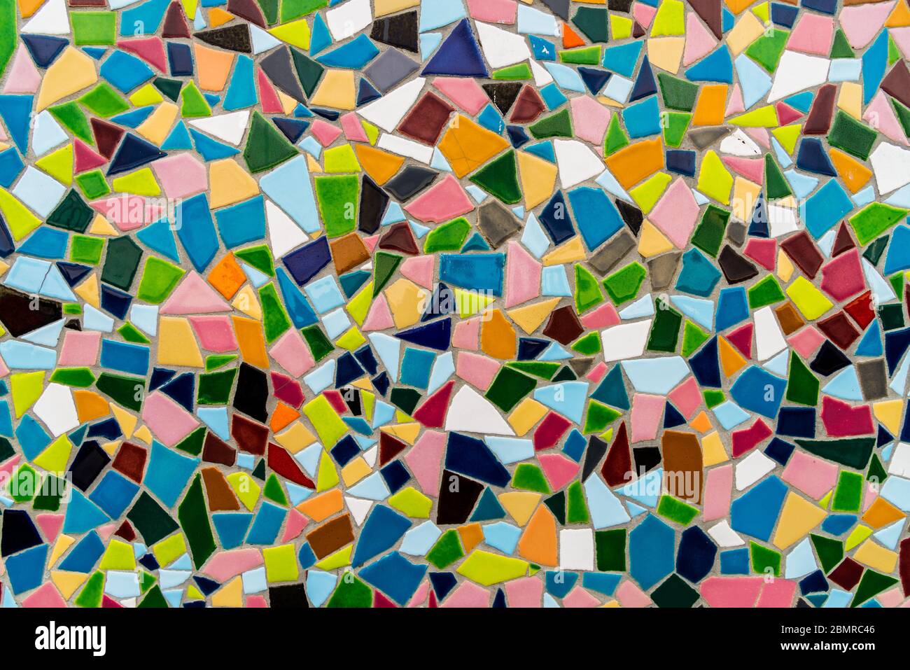 Pattern texture of colorful small mosaic tiles on the wall Stock Photo ...