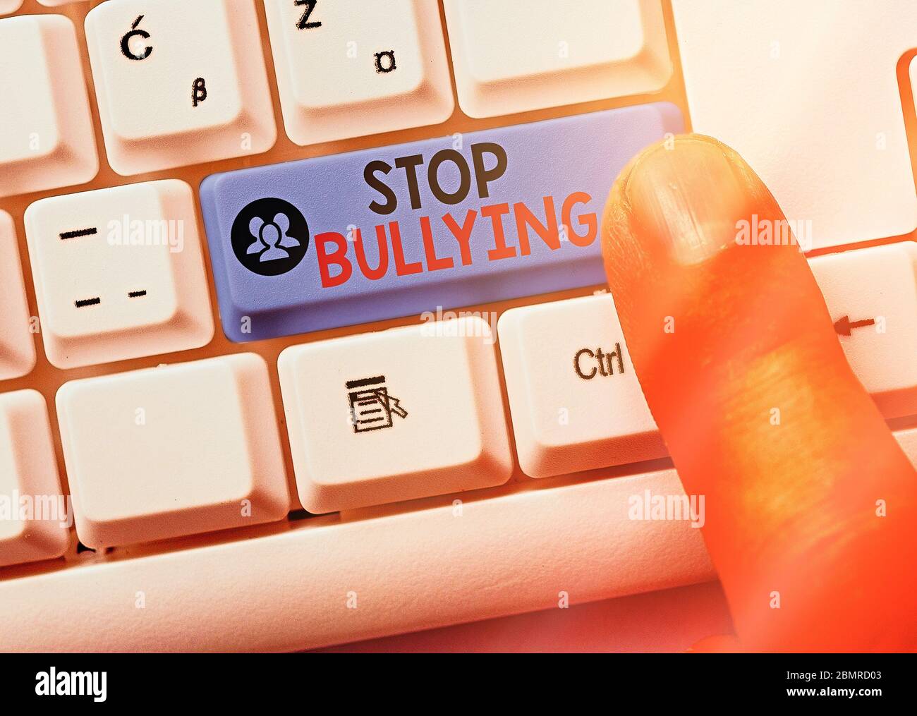 Stop bullying meaning warning sign hi-res stock photography and images ...