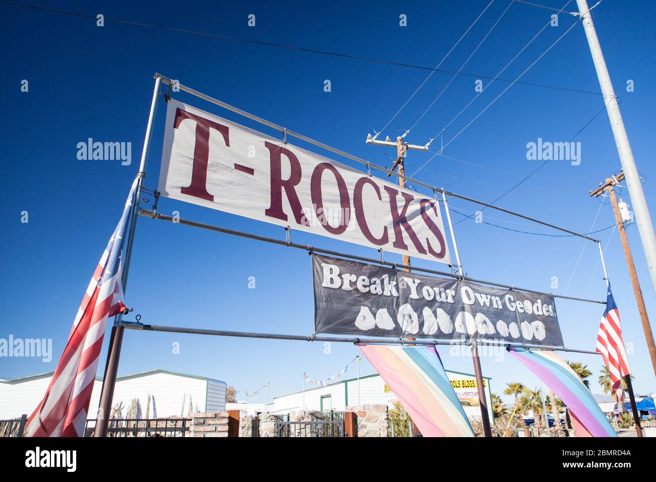 Quartzsite Township in Arizona USA Stock Photo - Alamy