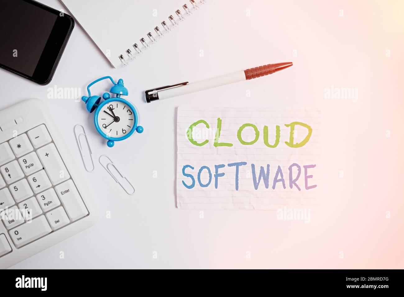 Handwriting text writing Cloud Software. Conceptual photo Programs used in Storing Accessing ...