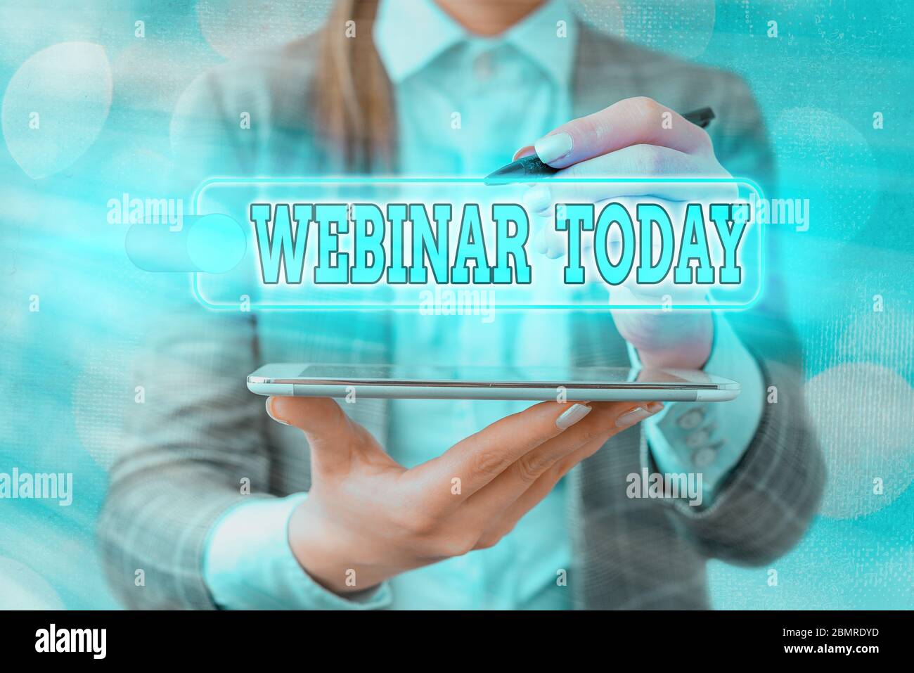 Handwriting text writing Webinar Today. Conceptual photo live online ...