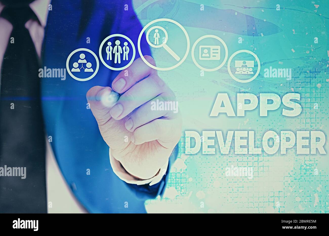 Writing note showing Apps Developer. Business concept for Graphic artist Software Programmer and ...