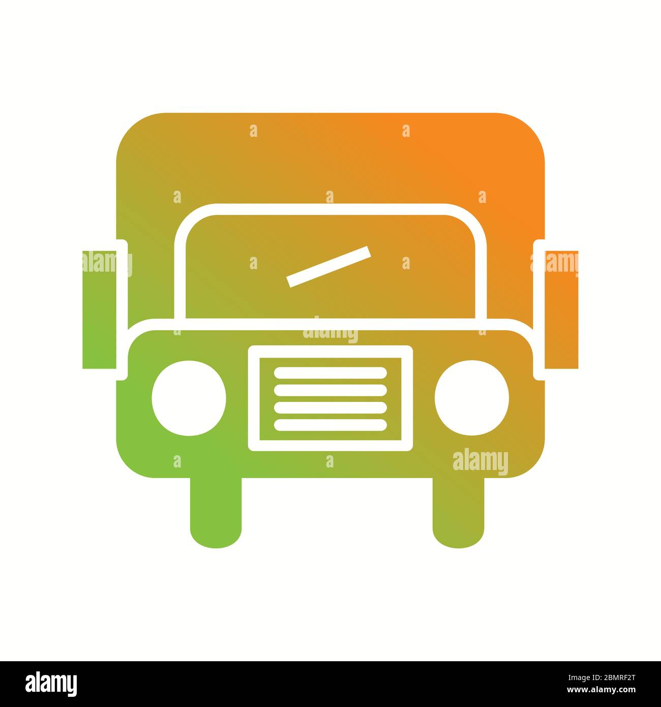 Beautiful School bus Vector Glyph Icon Stock Vector Image & Art - Alamy