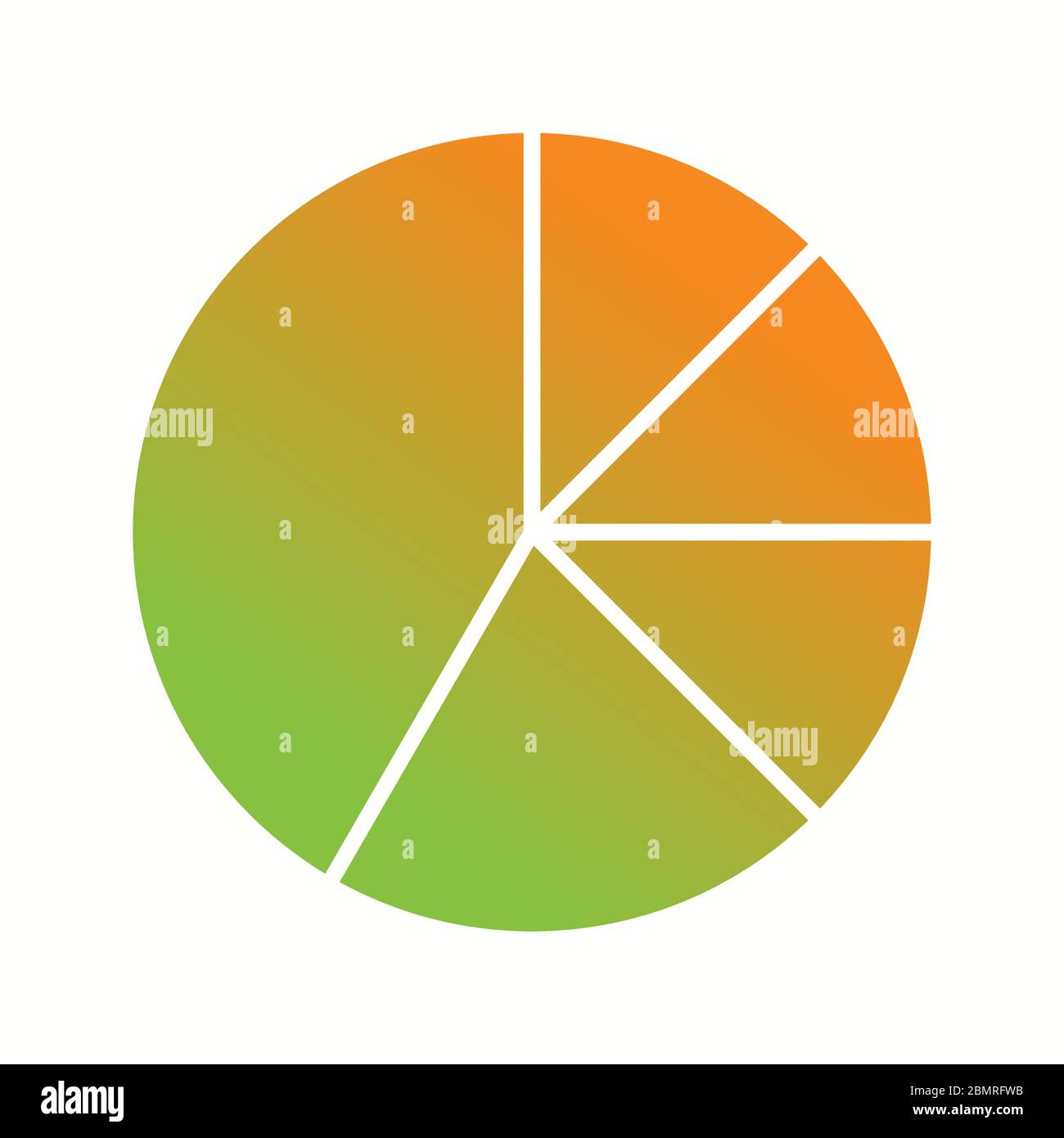Beautiful Pie chart Vector Glyph icon Stock Vector Image & Art - Alamy