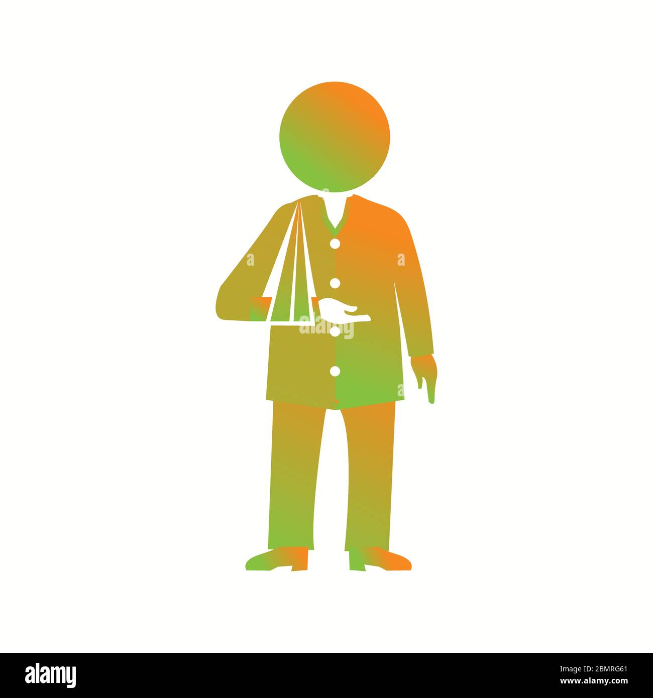 Patient icon vector filled Stock Vector Images - Alamy