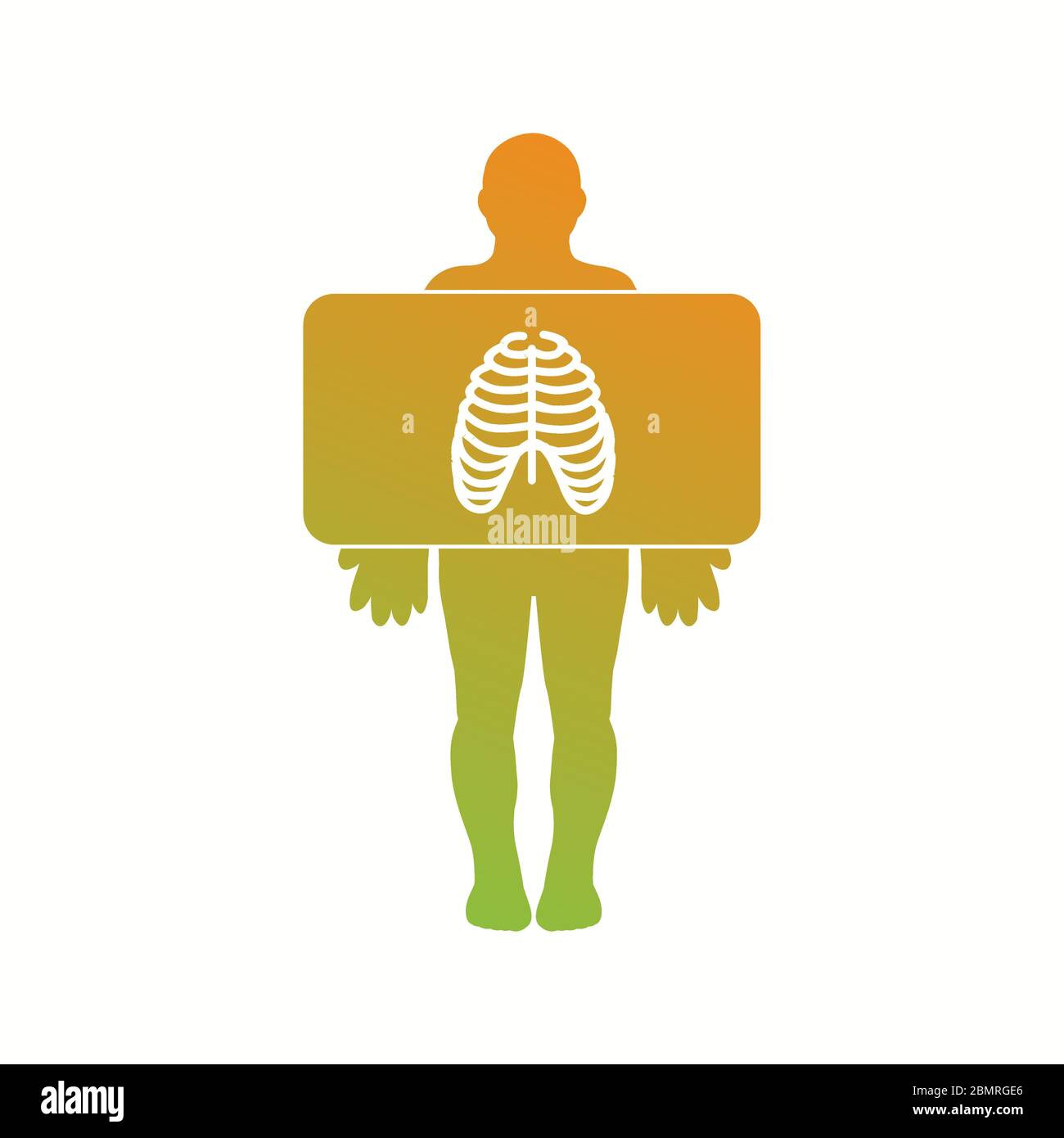 Beautiful Chest X ray Vector Glyph icon Stock Vector Image & Art - Alamy
