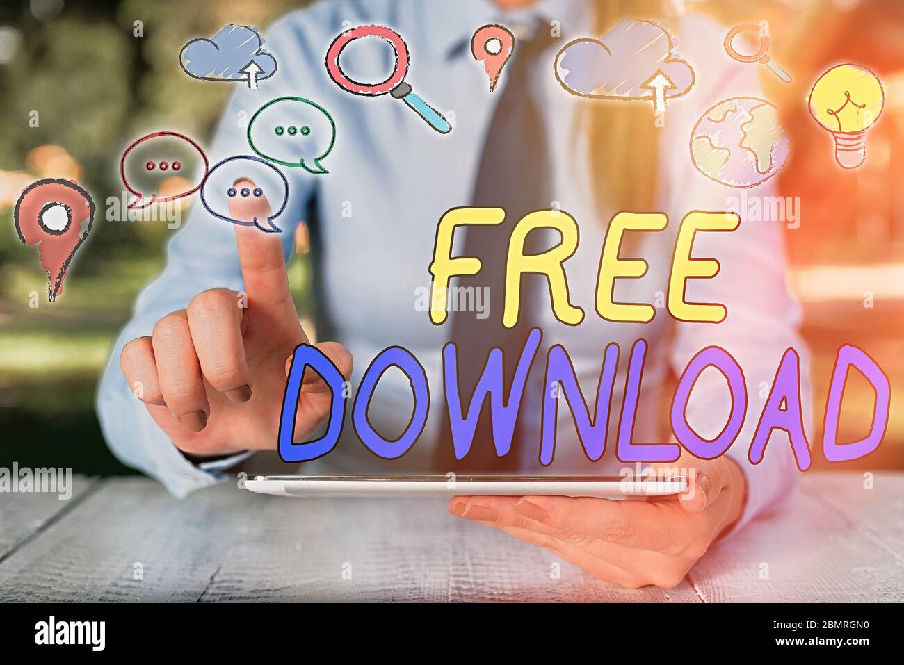 Text sign showing Free Download. Business photo showcasing Key in ...