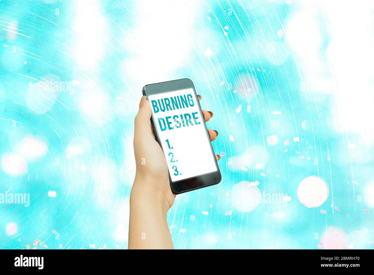 Conceptual hand writing showing Burning Desire. Concept meaning Extremely interested in ...