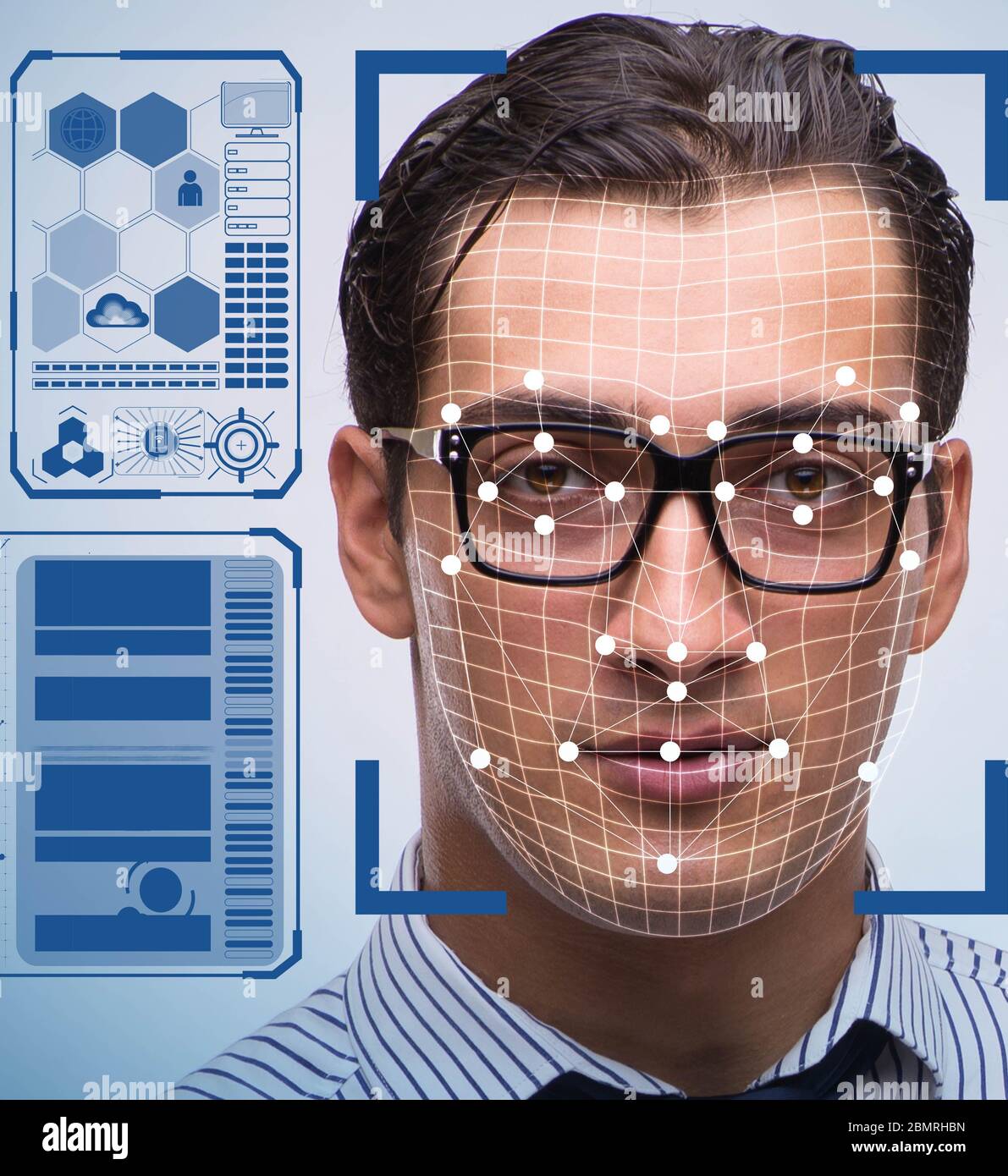 The concept of face recognition software and hardware Stock Photo - Alamy