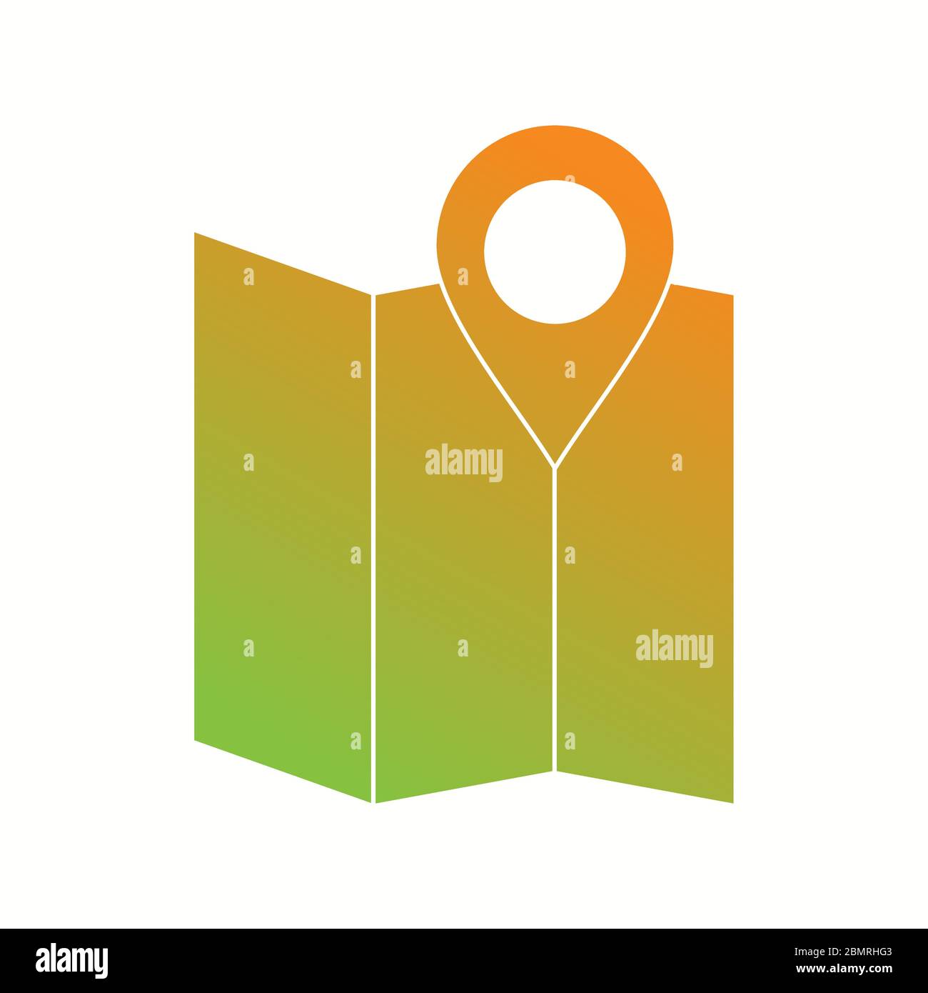 Beautiful Mark on maps Vector Glyph icon Stock Vector Image & Art - Alamy