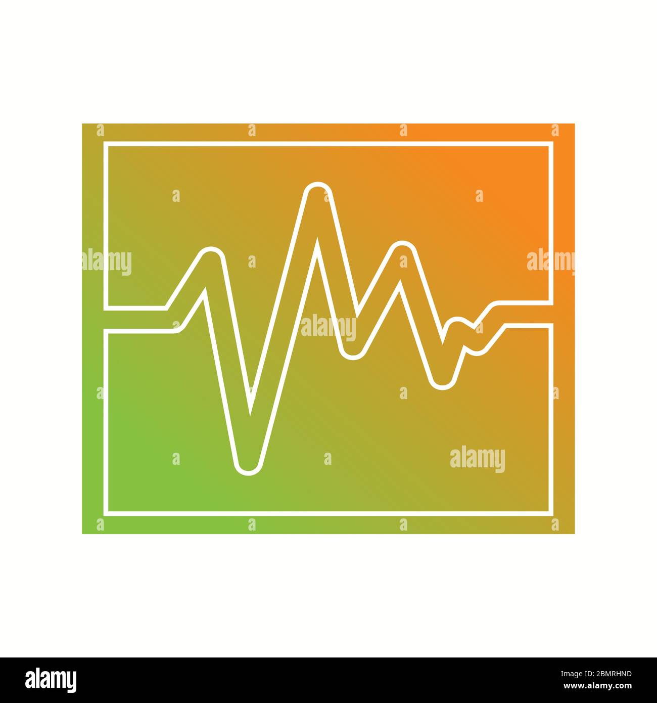 Beautiful ecg vector line icon hi-res stock photography and images - Alamy