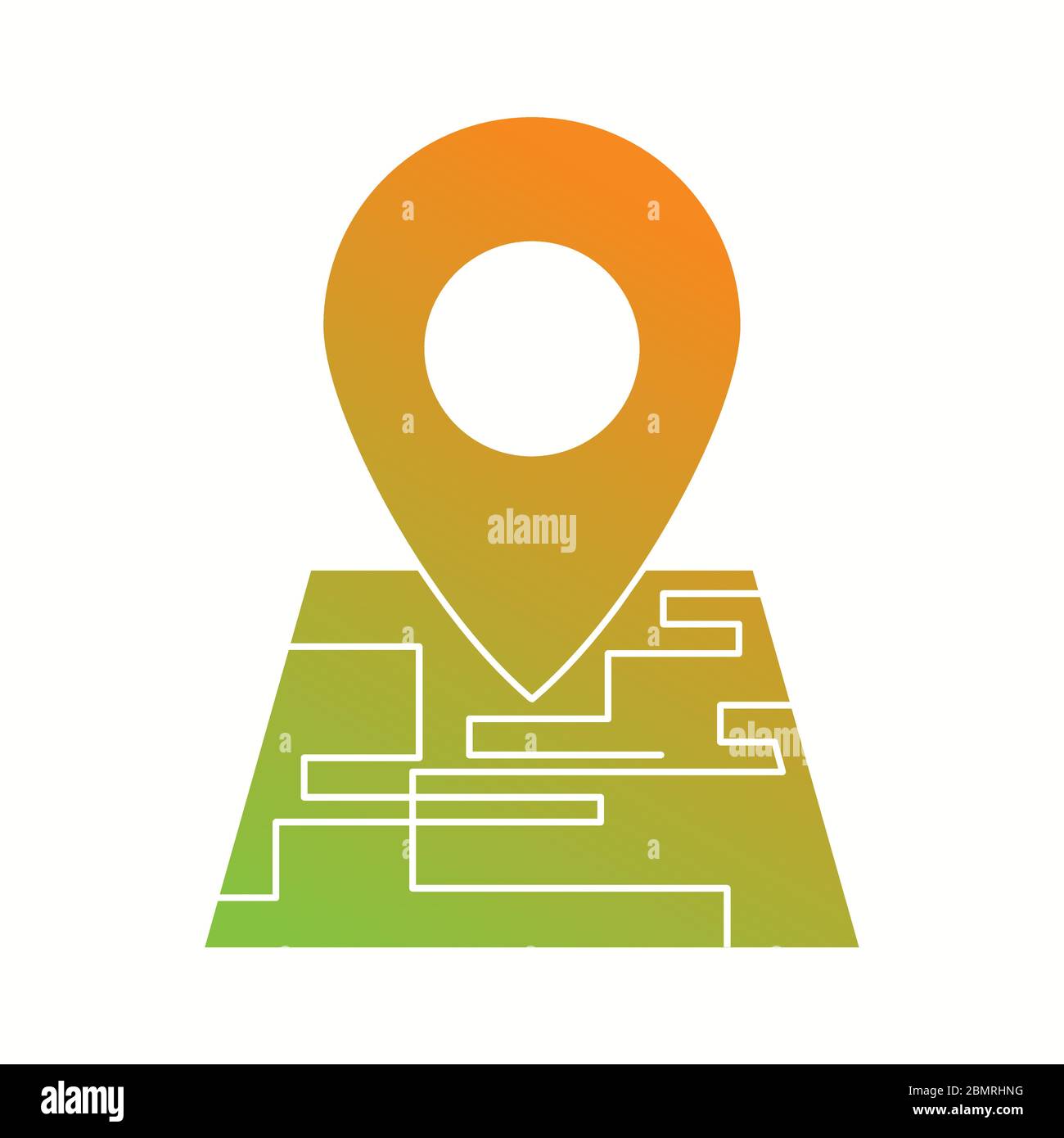 Beautiful Mark on maps Vector Glyph icon Stock Vector Image & Art - Alamy
