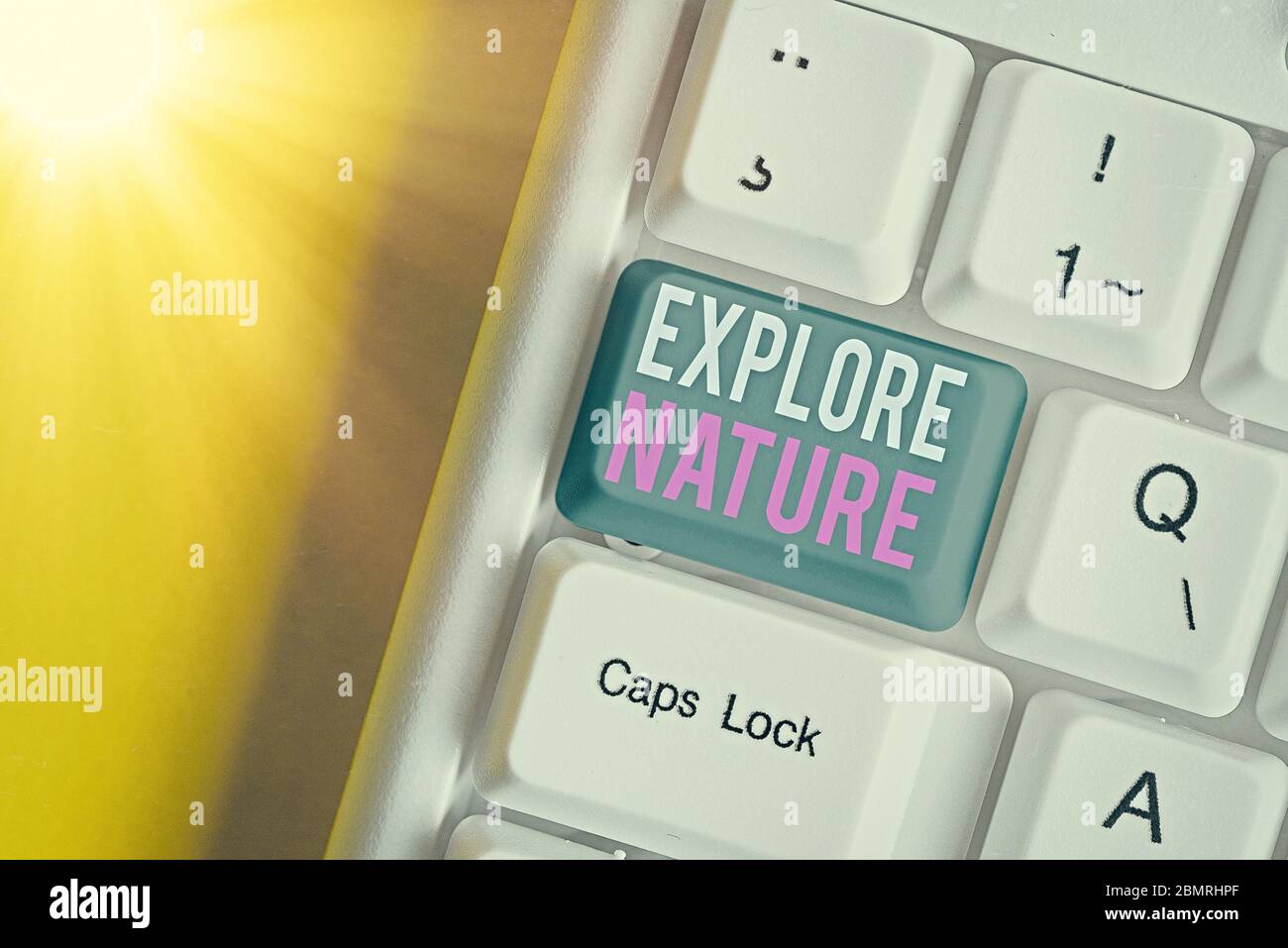 Conceptual hand writing showing Explore Nature. Concept meaning ...