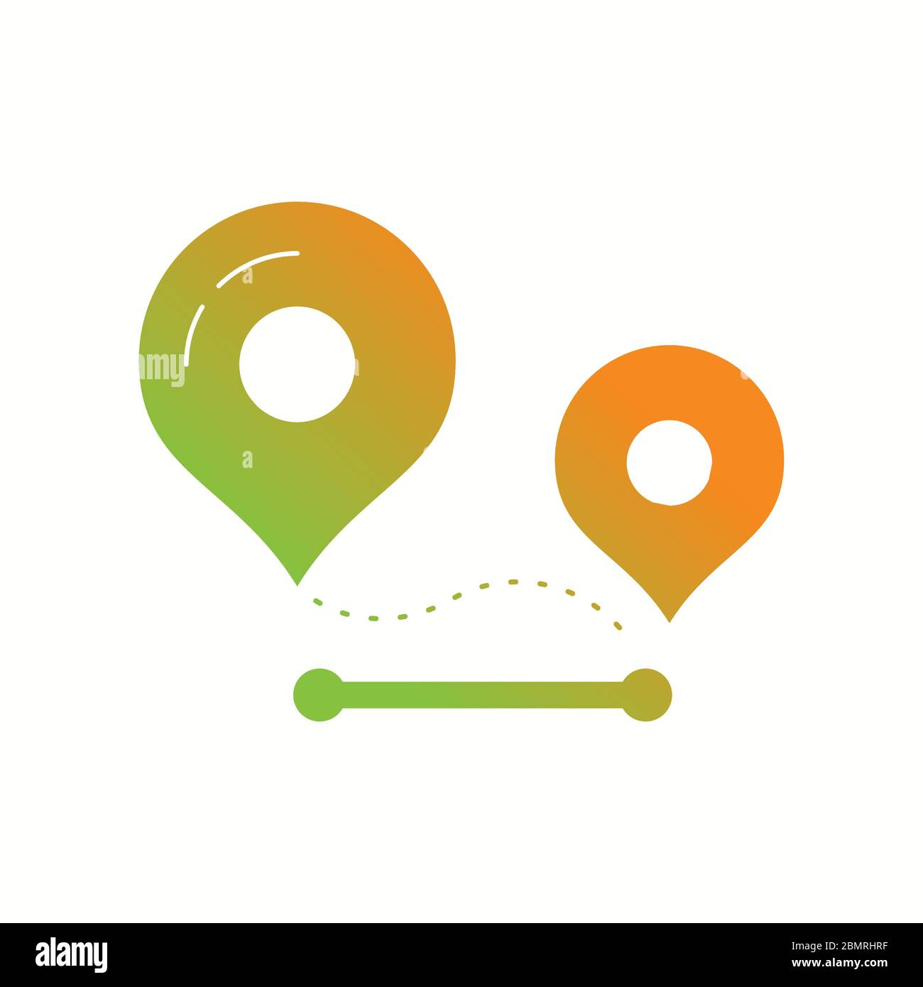 Designing the route Stock Vector Images - Alamy