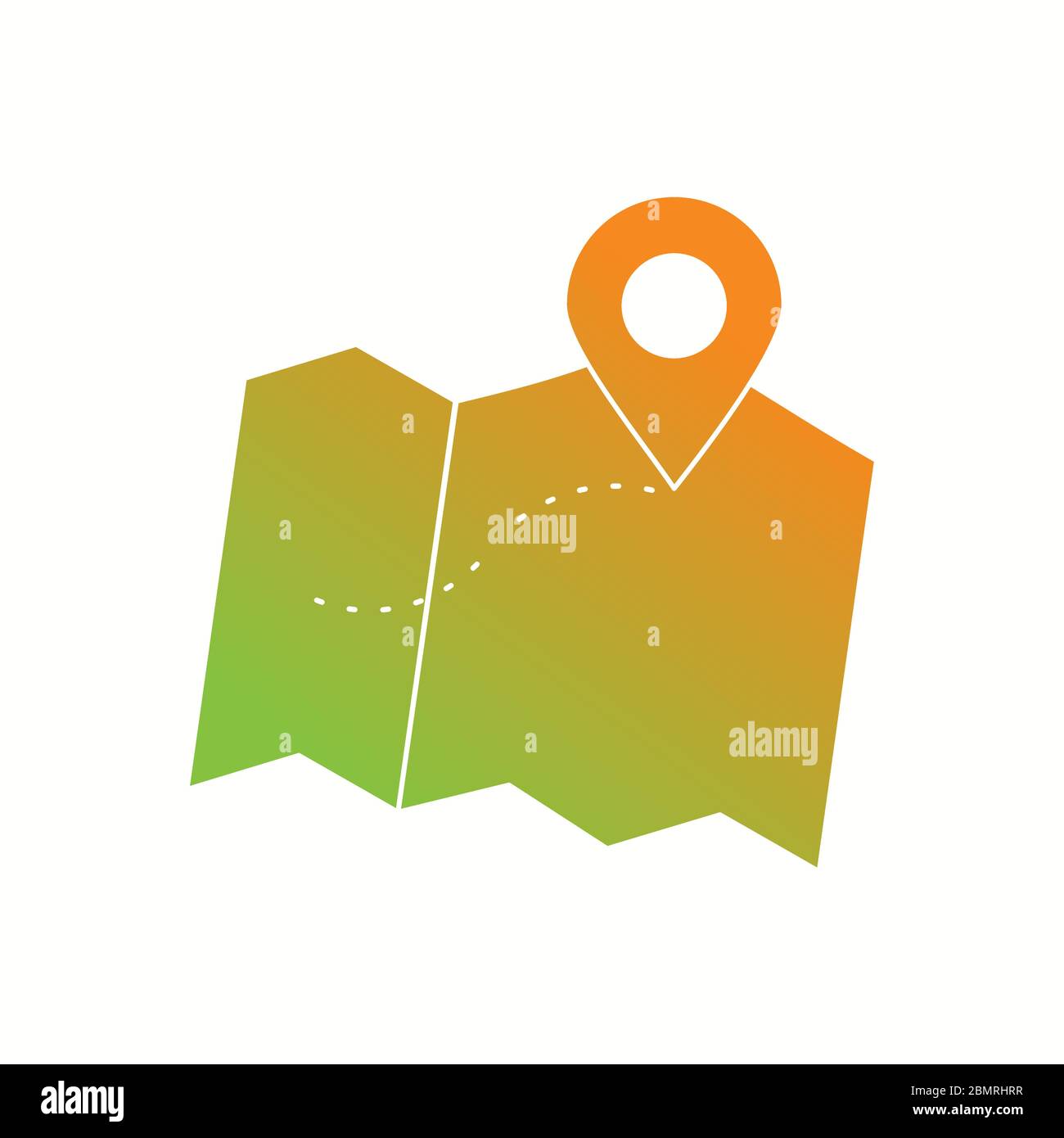 Beautiful Mark on maps Vector Glyph icon Stock Vector Image & Art - Alamy