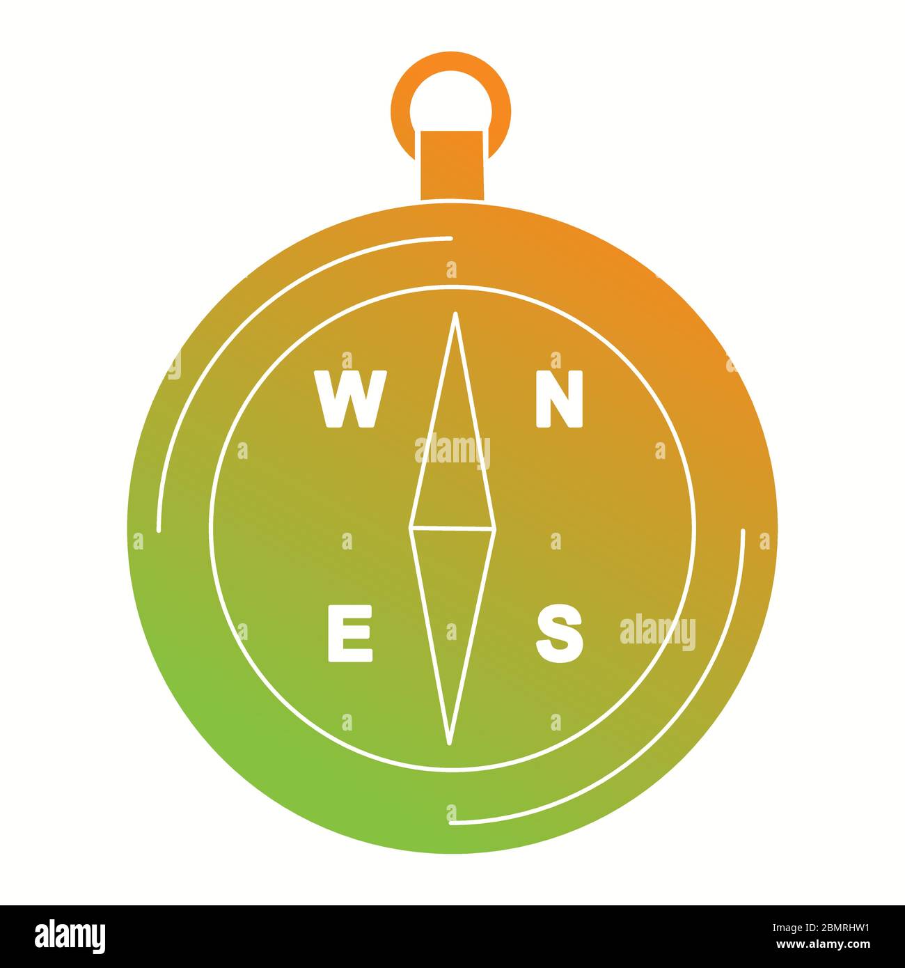 Navigation compass icon beautiful Stock Vector Images - Alamy