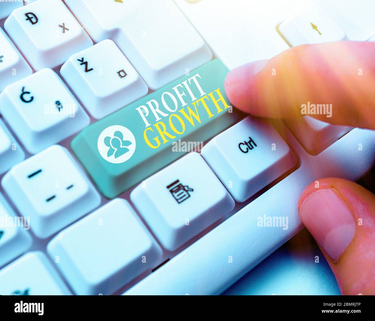 Writing note showing Profit Growth. Business concept for Objectives ...