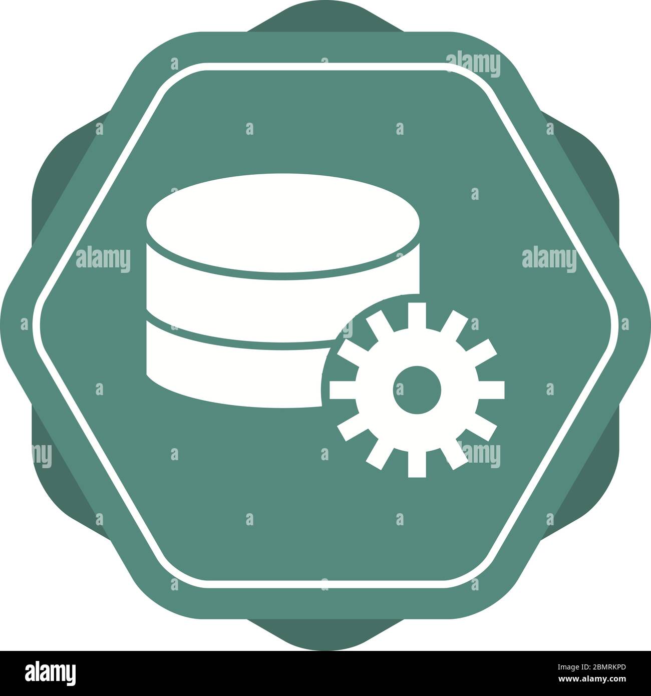 Beautiful Database management Vector Glyph icon Stock Vector Image ...