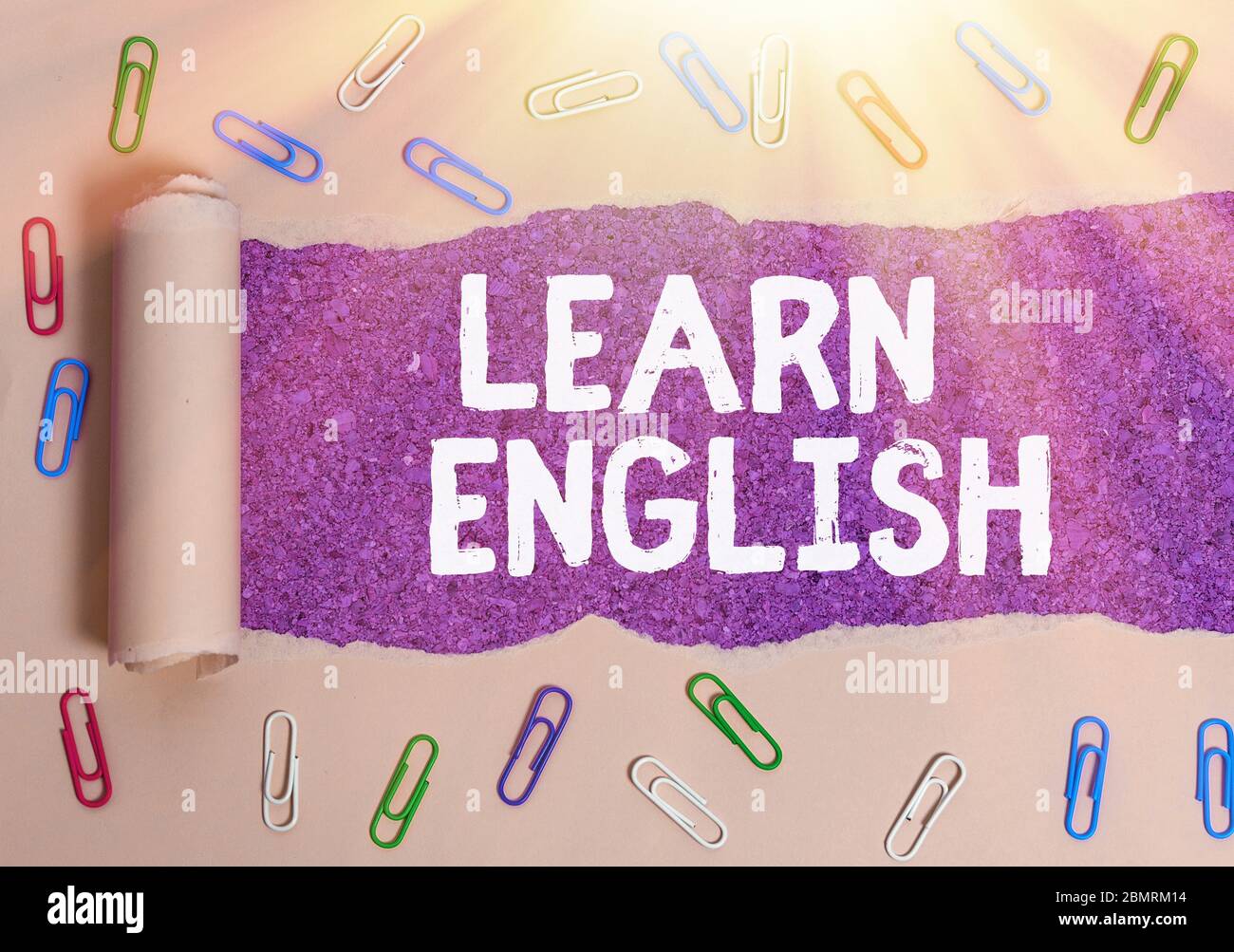 Text sign showing Learn English. Business photo text Universal Language ...