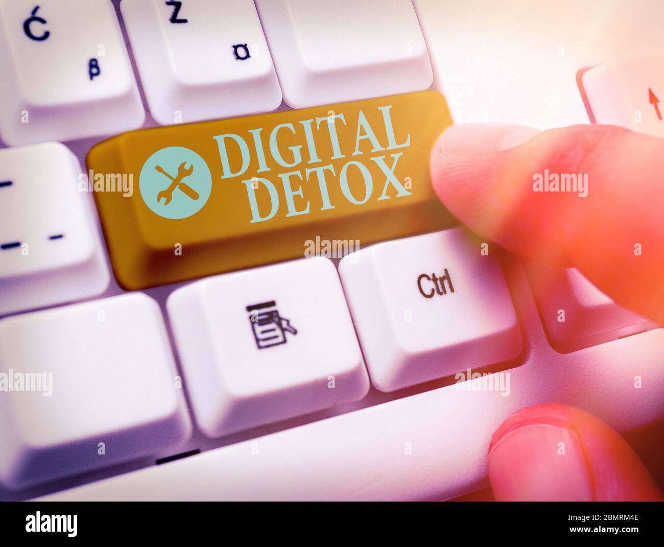 Text sign showing Digital Detox. Business photo text Free of Electronic ...
