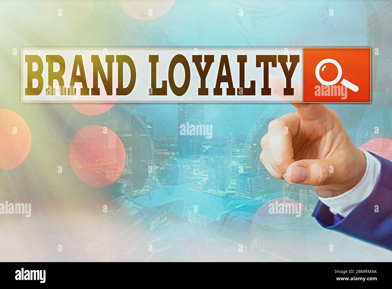 Writing note showing Brand Loyalty. Business concept for Repeat ...