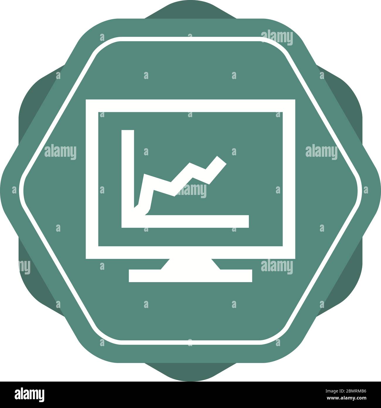 Beautiful Chart Vector Glyph icon Stock Vector Image & Art - Alamy