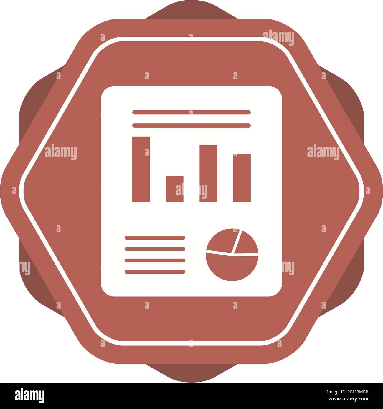 Beautiful chart vector glyph hi-res stock photography and images - Alamy