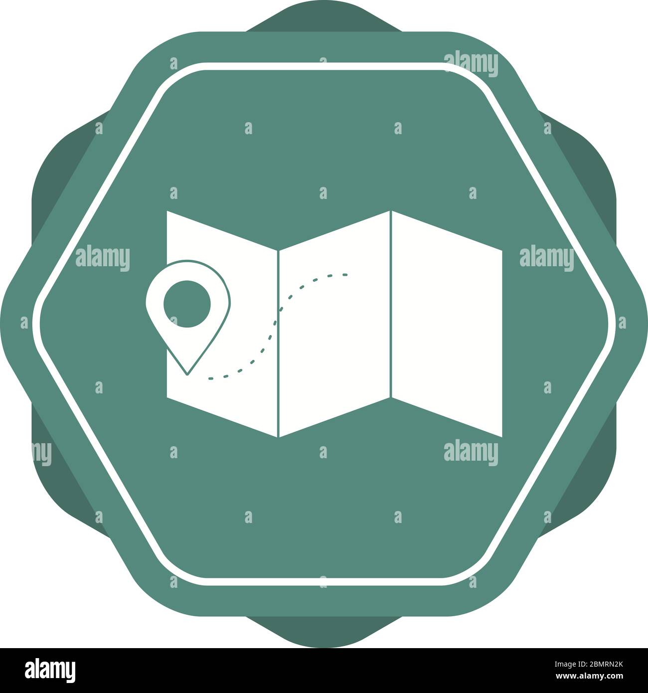 Beautiful Mark on maps Vector Glyph icon Stock Vector Image & Art - Alamy