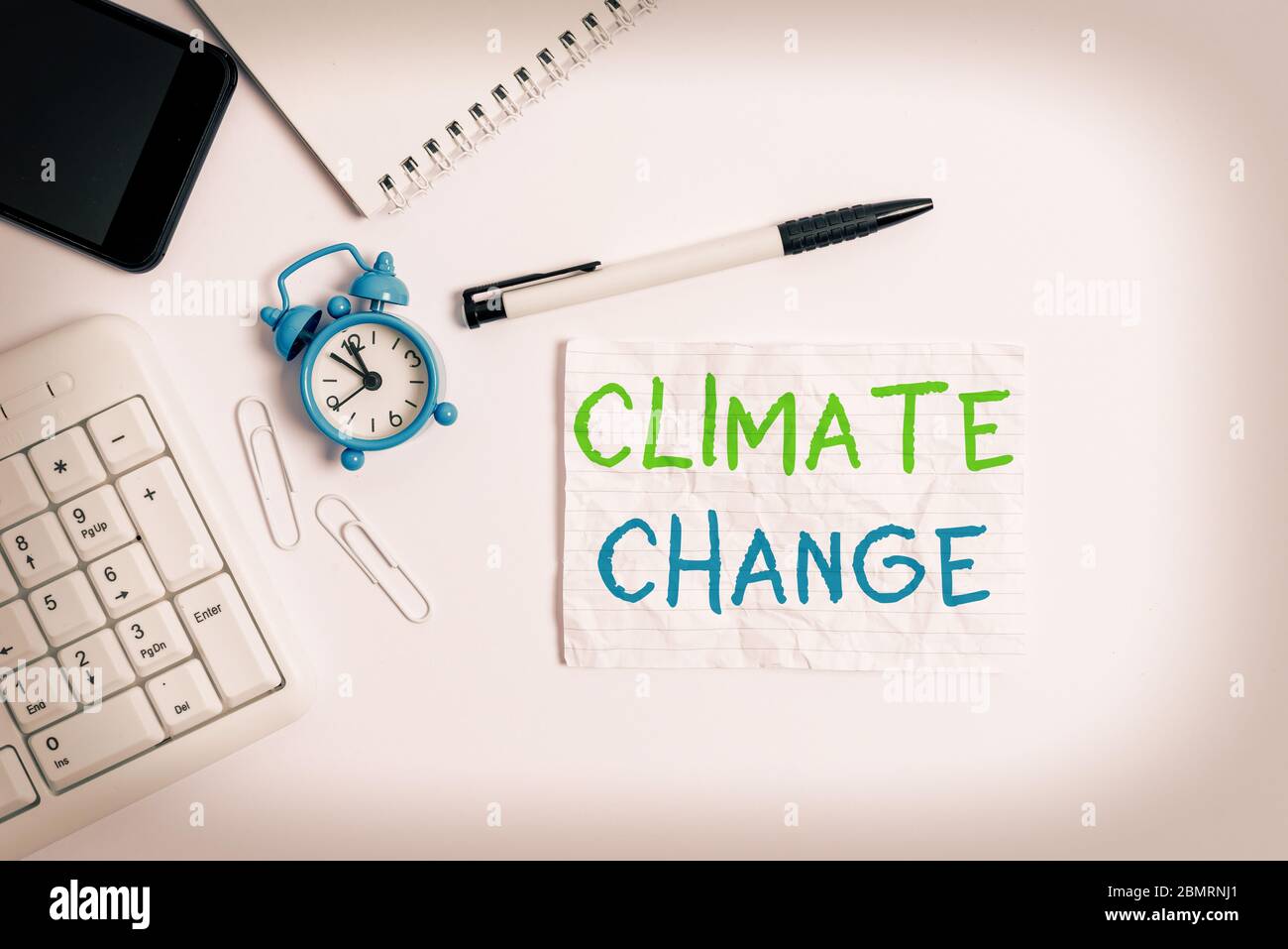 Handwriting text writing Climate Change. Conceptual photo Increase in ...