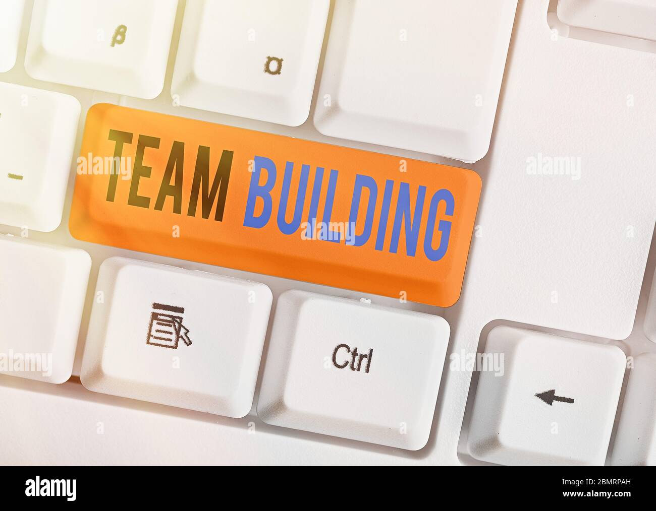 Writing note showing Team Building. Business concept for Types of ...