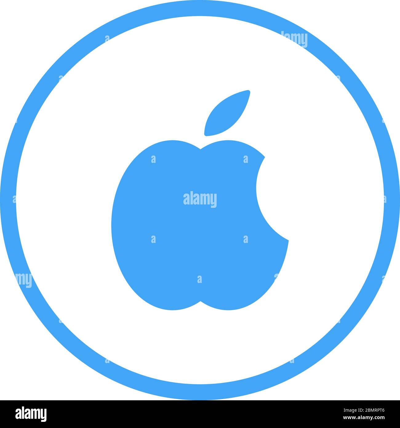 Beautiful Apple logo Vector Glyph icon Stock Vector Image & Art - Alamy