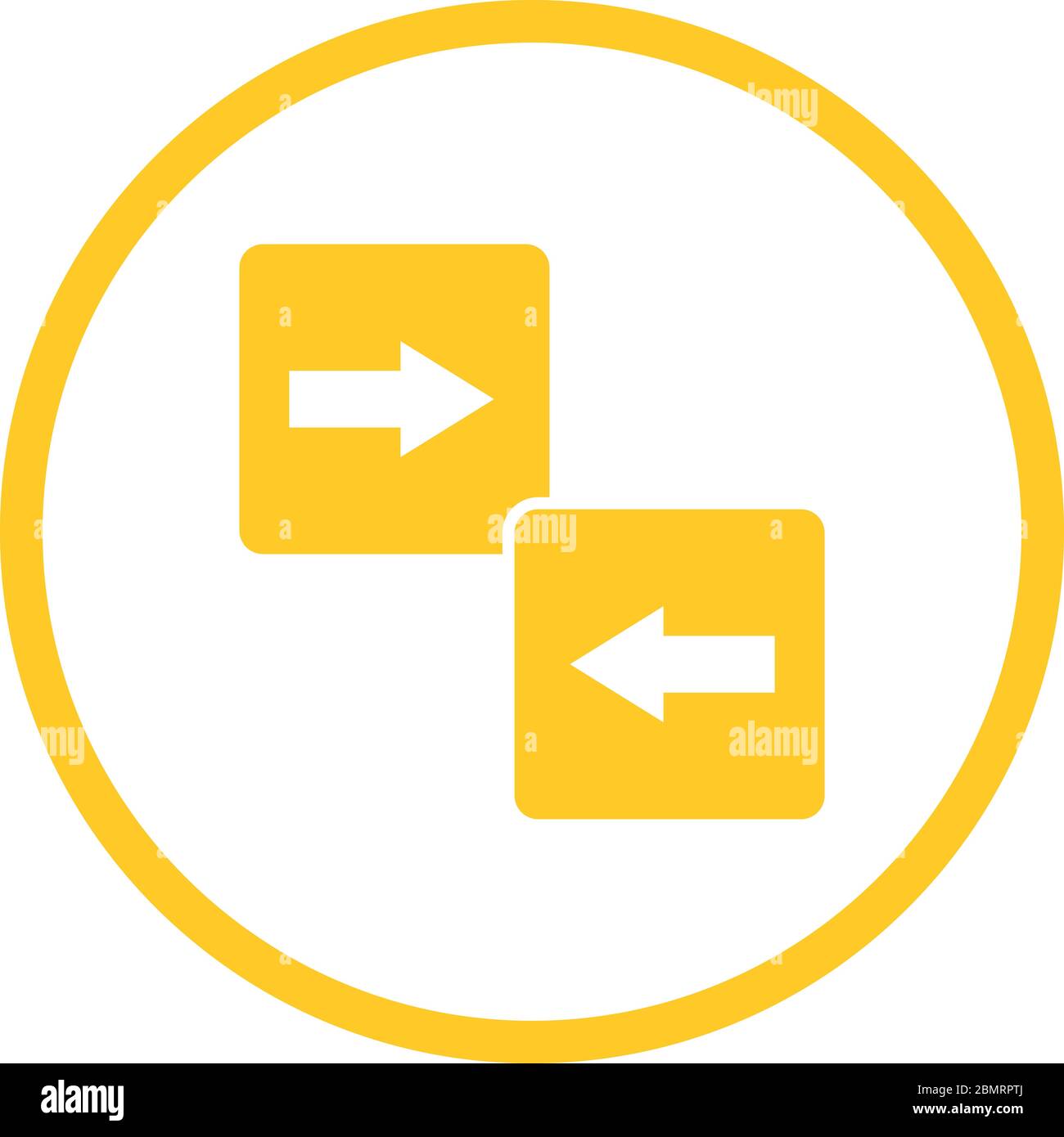 Beautiful Directional arrows Vector Glyph icon Stock Vector Image & Art ...