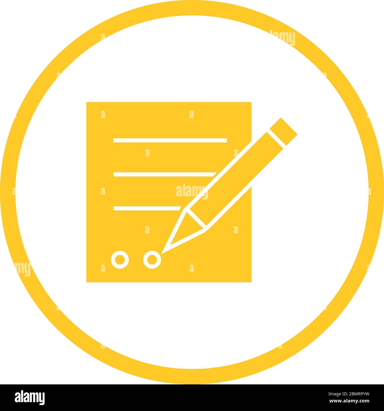 Beautiful Writing report Vector Glyph icon Stock Vector Image & Art - Alamy