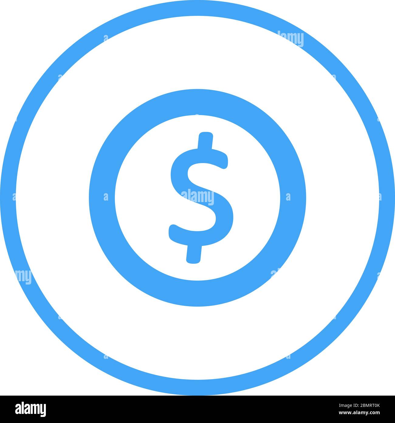 Beautiful Dollar coin Vector Glyph icon Stock Vector Image & Art - Alamy