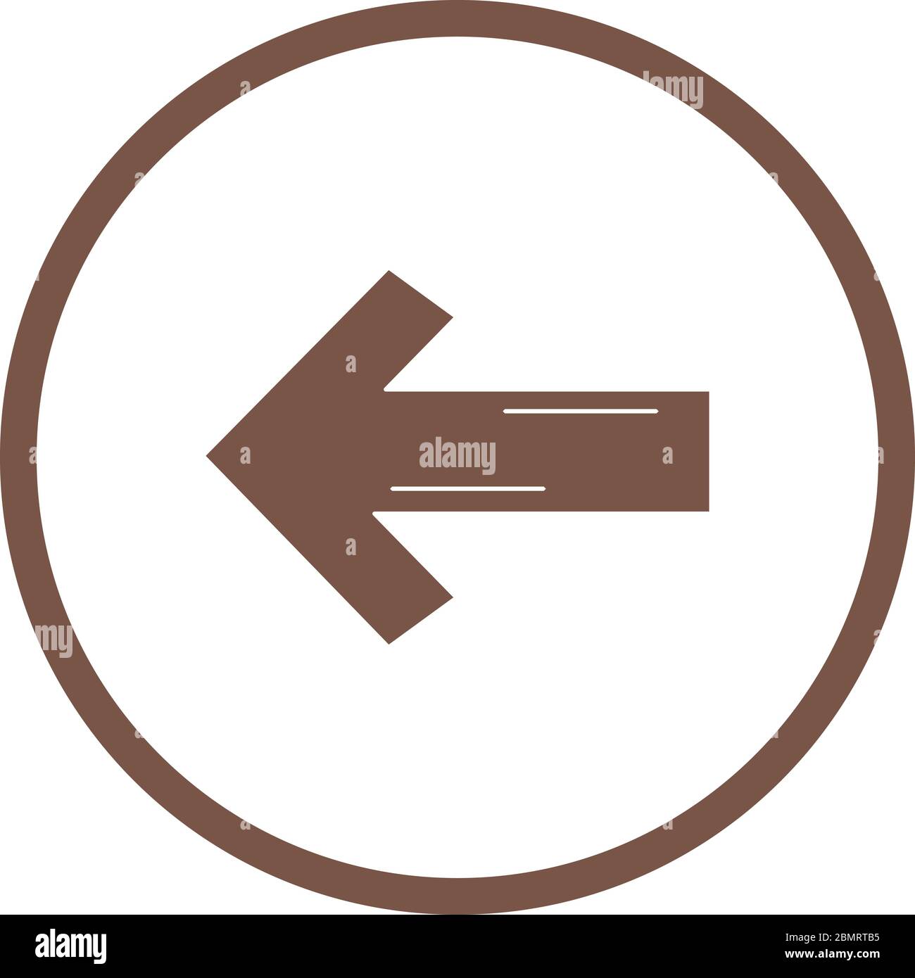 Beautiful Left arrow Vector Glyph icon Stock Vector Image & Art - Alamy