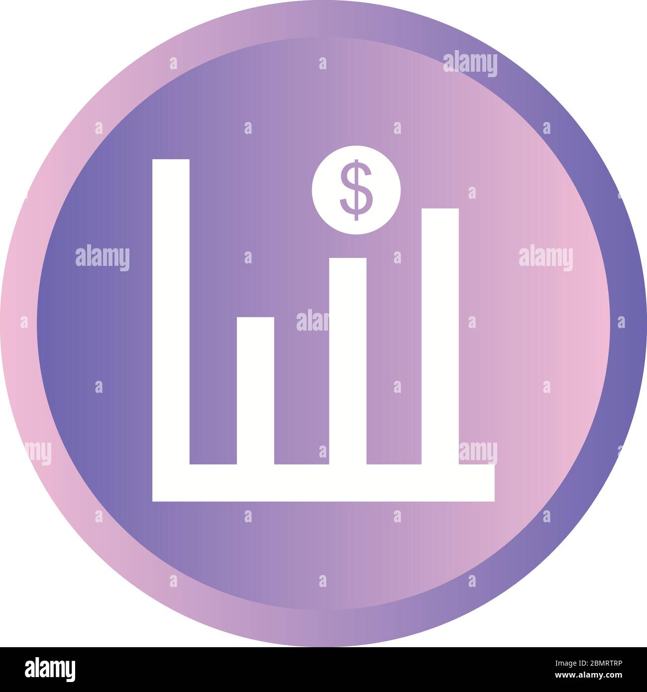 Beautiful chart vector glyph hi-res stock photography and images - Alamy