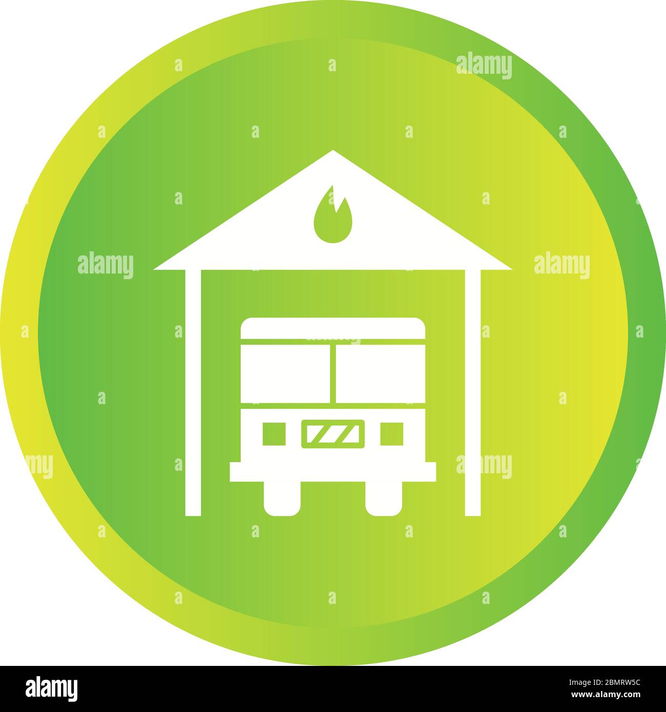 Fire station glyph icon hi-res stock photography and images - Alamy