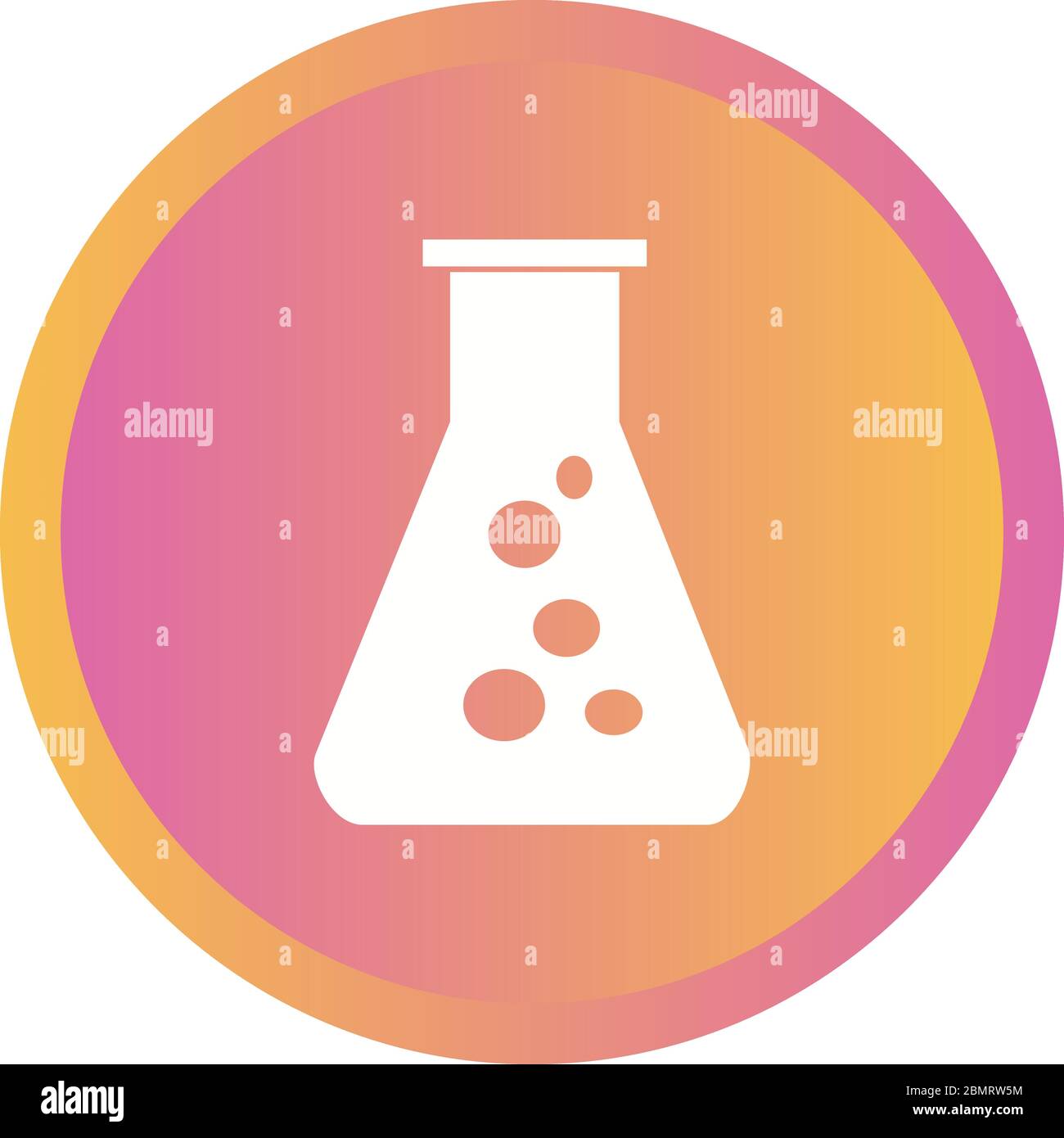 Beautiful Flask Vector Glyph icon Stock Vector Image & Art - Alamy