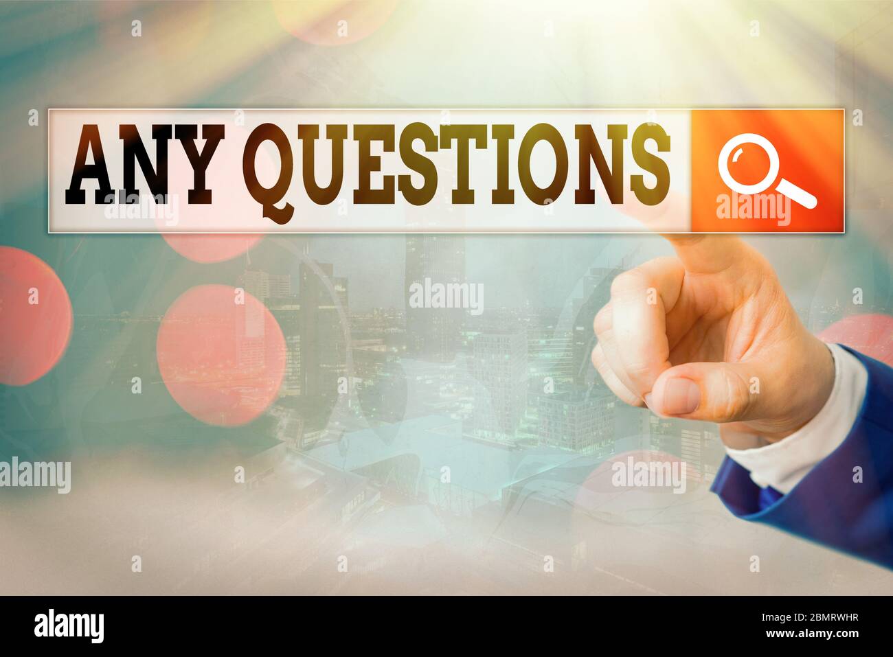 Writing note showing Any Questions. Business concept for Clueless Blank ...